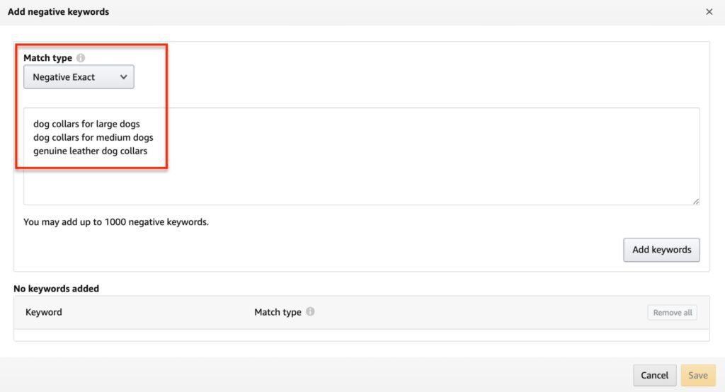 Amazon Negative Keywords Tool: PPC Targeting Enhancement | SageMailer